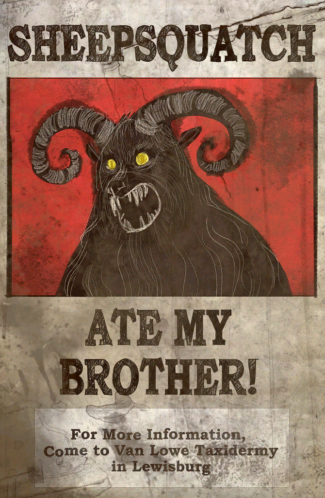 Un Sheepsquatch a mangé mon frère ! — Les Archives de Vault-Tec